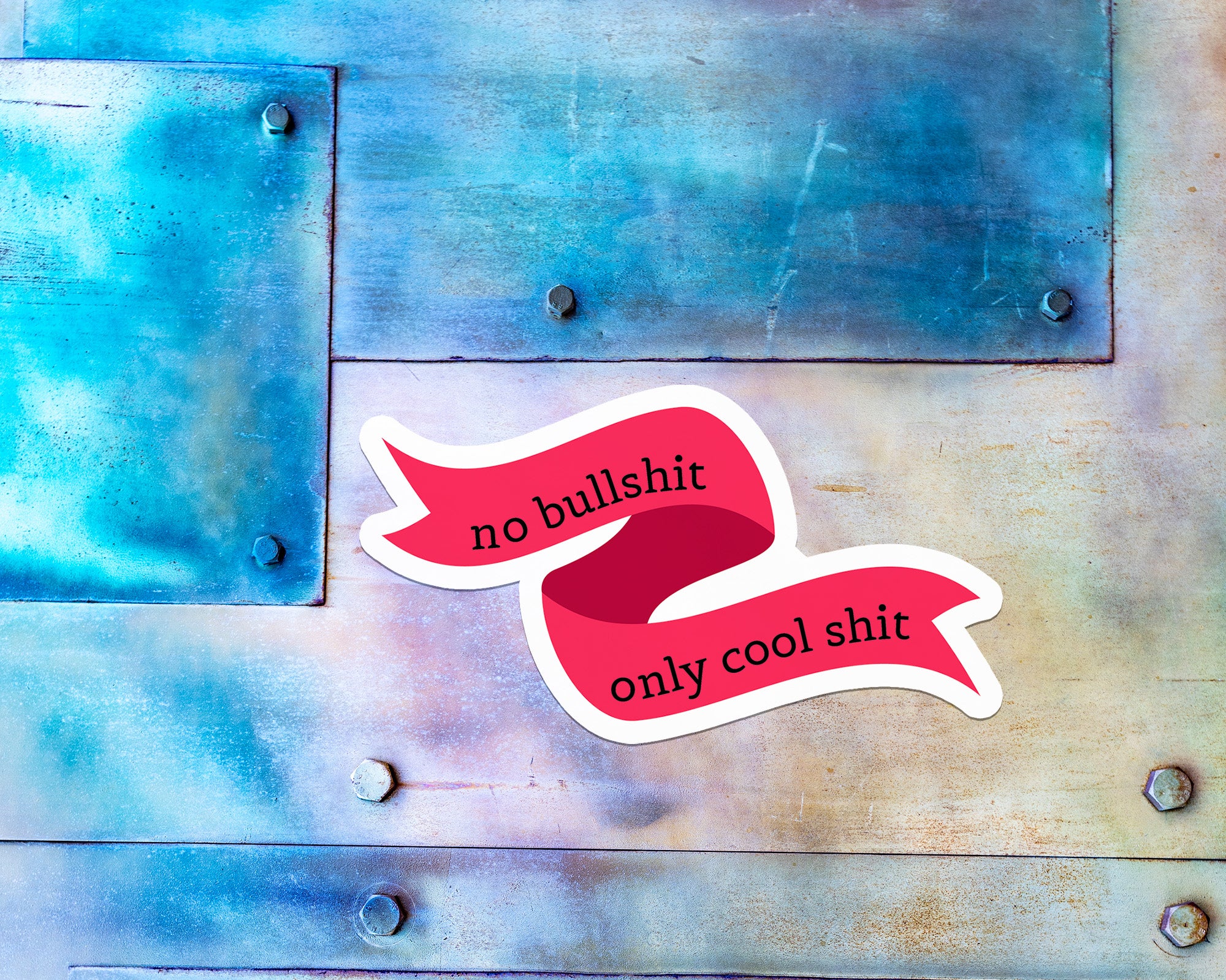 No Bullshit, Only Cool Shit Magnet – Big Beaver Energy