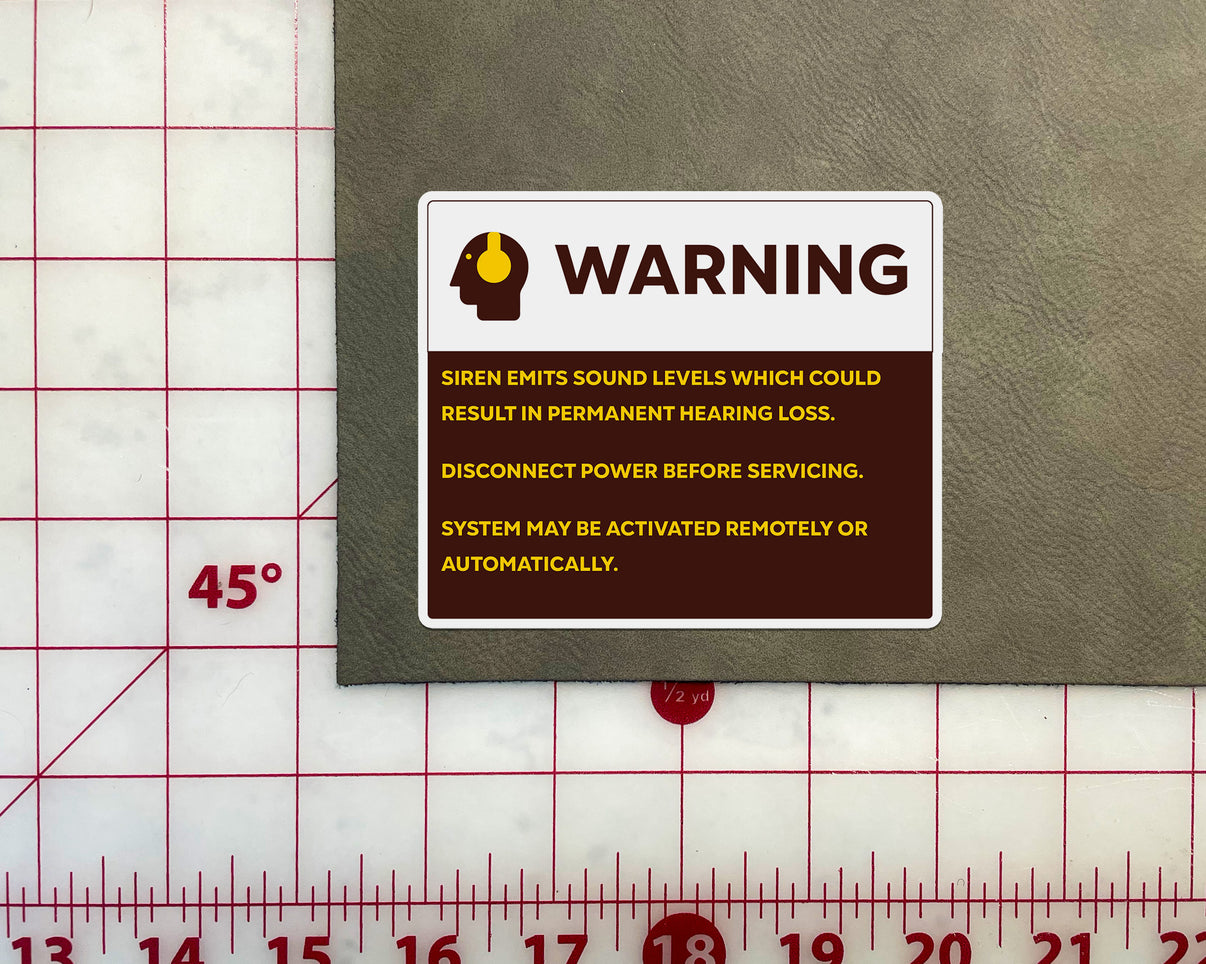 Warning: Loud Noises Sticker – Big Beaver Energy